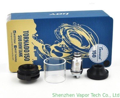 IJOY Tornado 150 Sub Ohm tank 4.2ml Capacity Tornado Rebuildable Atomizer with 0.3ohm & 0.25ohm & RTA Coils Tornado 150 supplier