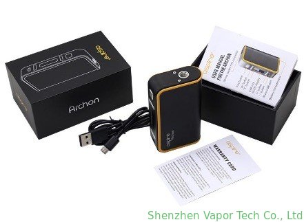 100% Authenic Aspire Archon 150w Mod Archon 150 Box Mod 510 Connector work need Dual 18650 Battery supplier