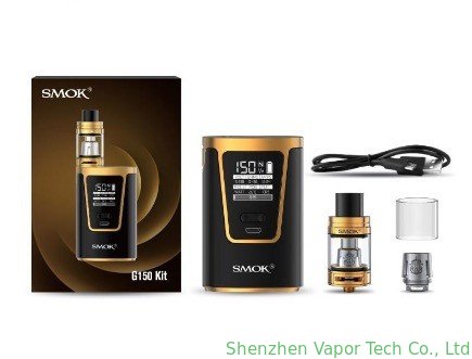 100% Original Smok G150 Full Kit with The best combination of G150 Mod and TFV8 Big Baby Tank E Cigarettes supplier