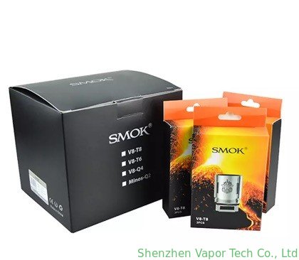 In Stock!100% Original Compatible with SMOK TFV8 baby/big baby/alien kit/marshal g320 kit/brit mini tank/g priv 100w kit supplier