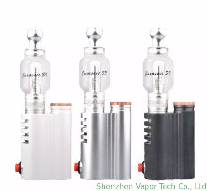 Jurassic S1 burning LVSMOKE dry herb herbal vaporizer pen JurassicS1 electric water pipe glass CHAMBER CERAMIC COIL star supplier
