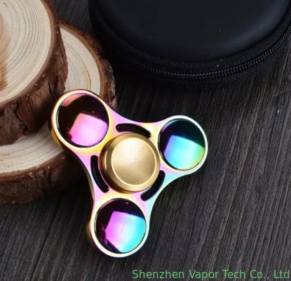 New style Rainbow Handspinner 608 Ball bearing Tri spinner Relieve Stress fidget spinner toy fast shipping supplier