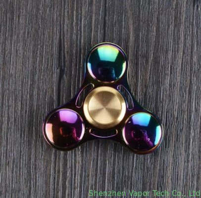 New style Rainbow Handspinner 608 Ball bearing Tri spinner Relieve Stress fidget spinner toy fast shipping supplier