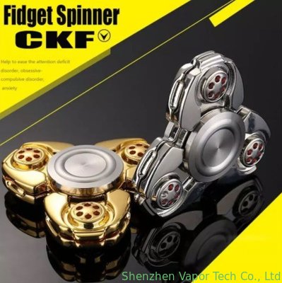 Hotting CKF PEPYAKKA Tri-Spinner Fidget Spinner Toys Anti Stress Sensory Aluminum Hand Spinner Adult Finger Toys supplier