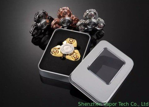 Hotting CKF PEPYAKKA Tri-Spinner Fidget Spinner Toys Anti Stress Sensory Aluminum Hand Spinner Adult Finger Toys supplier