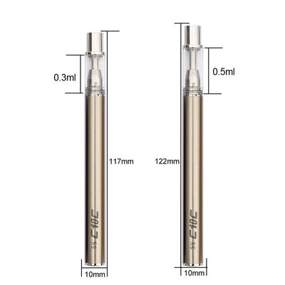 C10 510 Thread E Smoke Batteries 93mm Length Convenient To Carry No Buring