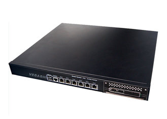 China 1U rackmount 6 gigabit RJ45 LAN , 2 SFP+ optical fiber ports Network firewall barebone / Router supplier