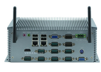 China 10 COM , 2 gigabit LAN Industrial Grade Embedded Computer Server Supports Wake-on-LAN supplier