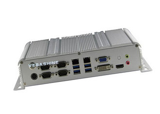China Intel Core i5-3317U rugged fanless embedded industrial PC support 1080P display supplier