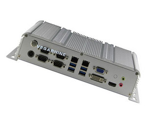 China Intel Core i7-3517U low power fanless embedded industrial computer support 1080P display supplier