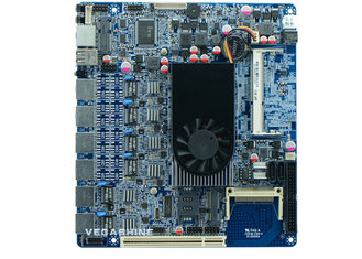 China Atom D525 6 LAN Firewall Motherboard Support Wifi / 3G supplier