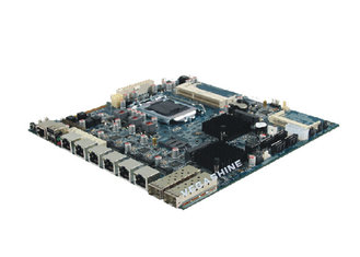 China Intel Z87 chipset 6 LAN , 2 SFP network security firewall motherboard support LGA1150 CPU supplier