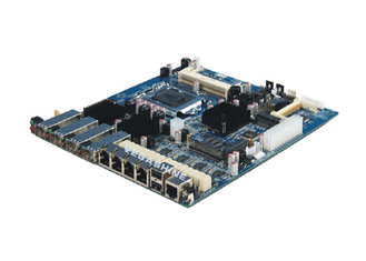China Intel Z87 chipset 4 LAN , 4 SFP network security firewall motherboard supplier