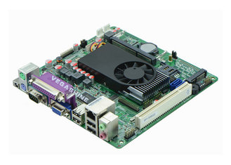 China Dual Core Atom D525 Processor Mini ITX Motherboard For POS / ATM Kiosk mainboard supplier