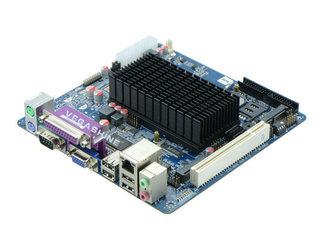 China Atom N455 Processor Industrial Mini Itx Motherboard Mini-PCIE support WIFI / 3G supplier