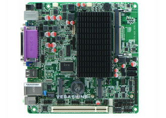 China Atom N2800 CPU Fanless Embedded Mini ITX motherboard 6 COM ,8 USB2.0 industrial mainboard supplier