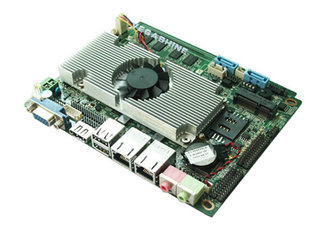 China 6 COM 8 USB , Dual LAN , 3.5" Embedded Motherboard Dual Core Atom D2550 CPU supplier