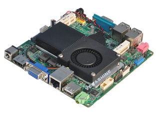 China Intel® 1037U CPU Embedded Nano mainboard Support VGA / HDMI / LVDS Dual Display supplier