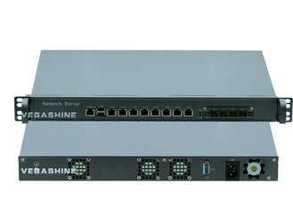 China H87 Firewall Security Appliance 1U rackmount / Router 8 gigabit LAN and 4 optical fiber supplier