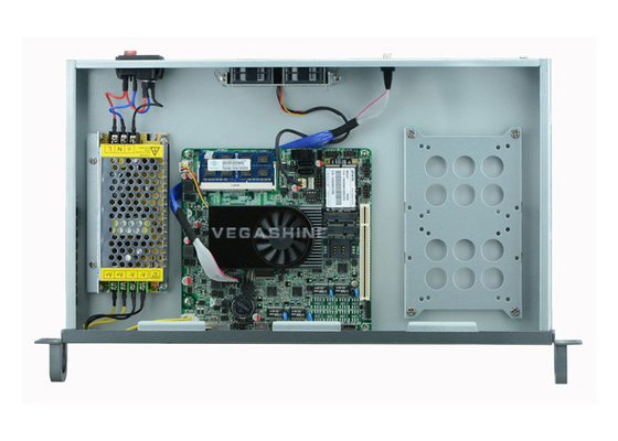 4 gigabit Lan embedded ATOM D525 Firewall Secuirty Appliance support ROS / Wayos supplier