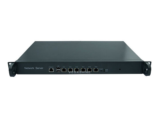 Six gigabit RJ45 LAN network Security Appliance support wake-on-LAN firewall sever supplier