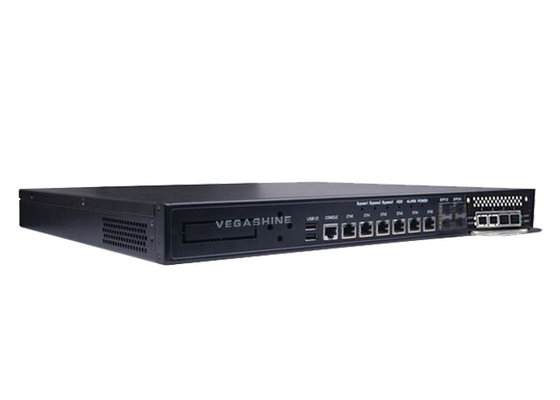 Celeron 1037U Network Secure Firewall appliance 6 gigabit LAN 6 SFP optical fiber supplier