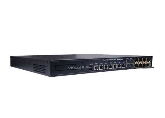 6 gigabit LAN 12 SFP optical fiber ports Network security Firewall appliance Celeron 1037U supplier
