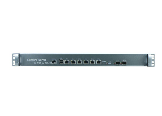 6 gigabit LAN , 2 Optical fiber Firewall Security Appliance Supporting Wake-on-LAN supplier