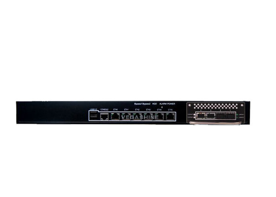 1U rackmount 6 gigabit RJ45 LAN , 2 SFP+ optical fiber ports Network firewall barebone / Router supplier