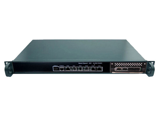 1U rackmount 6 gigabit RJ45 LAN , 2 SFP+ optical fiber ports Network firewall barebone / Router supplier