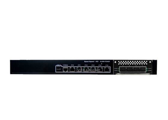 1U rackmount 6 gigabit RJ45 LAN ,4ports 1000 mbps SFP Optical fiber Firewall appliance supplier