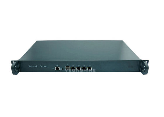 4 gigabit LAN Intel ATOM D525 bypass Firewall security appliance / Router 1U rackmount supplier