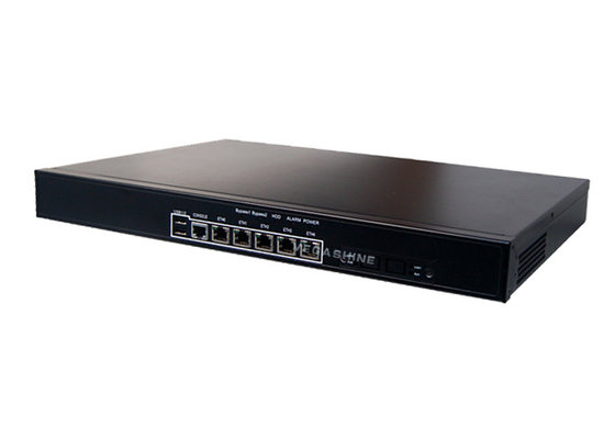 1U rackmount 5 RJ45 gigabit LAN Firewall appliance / Router Intel Atom D425 cpu supplier
