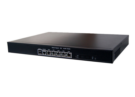 1U rackmount 5 RJ45 gigabit LAN Firewall security appliance with Intel Atom D525 cpu supplier
