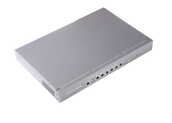 6 gigabit LAN Network Security Firewall Appliance Intel Atom D2550 soft router supplier