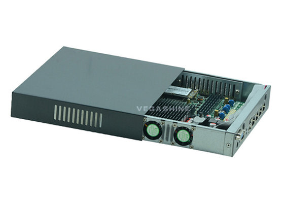 4 RJ45 LAN Small box Desktop Fanless Bypass Network security Firewall / Router Quad Core J1900 supplier