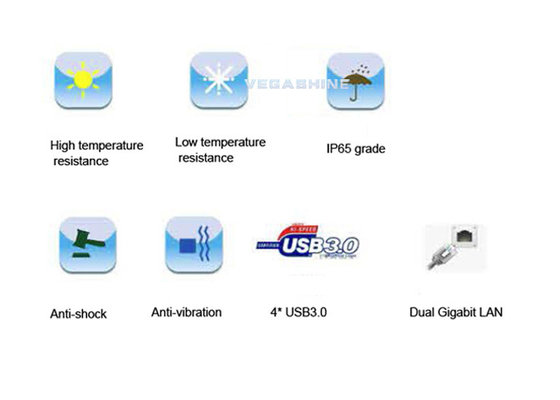 15" inch TFT LED screen fanless Industrial tablet computer Intel Core i5 IP65 grade supplier