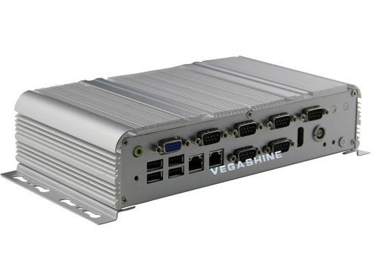 Atom N2600 Dual Core rugged industrial mini computer 6 COM , Dual LAN , Fanless supplier