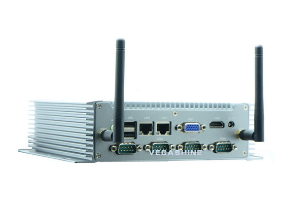 INTEL 1037U CPU Industrial Embedded Computer 2 ethernet LAN 4GB DDR3 Barebone PC supplier