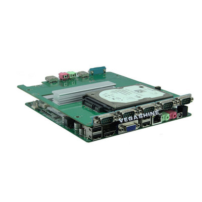 6 COM Fanless Industrial Embedded Linux Computer Desktop Pc Support SSD / WIFI supplier