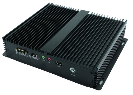 Onboard ATOM D2550 CPU fanless Industrial Embedded Computer With Wifi / 3g Mini Box Pc supplier