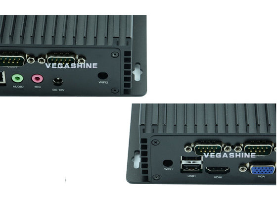 Onboard ATOM D2550 CPU fanless Industrial Embedded Computer With Wifi / 3g Mini Box Pc supplier