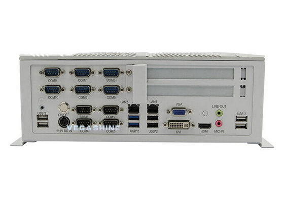 Intel Core i3-3217U 10 COM ports Industrial Mini PC support VGA HDMI DVI supplier
