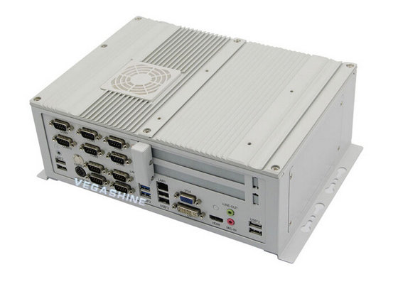 Intel Core i3-3217U 10 COM ports Industrial Mini PC support VGA HDMI DVI supplier