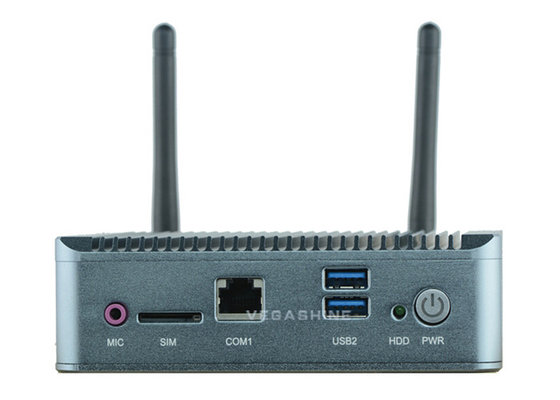 Low Power Fanless Mini PC with Intel® HD Graphics Support VAG / HDMI Display nano pc supplier