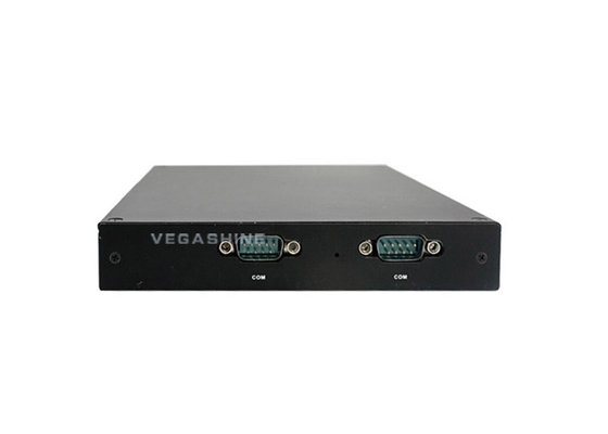 Quad-Core Intel J1900 cpu fanless industrial mini computer With Dual Com , 2 Gigabit LAN RJ45 Ethernet supplier