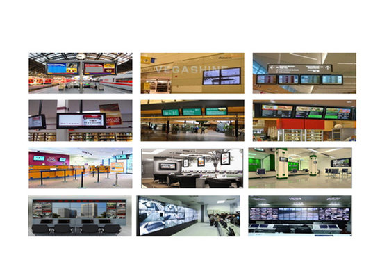9 screens ultra HD video display multi monitor computer for video wall supplier