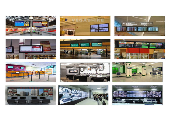 6 screens HD video display multi monitor computer for security surveillance Hd video server supplier