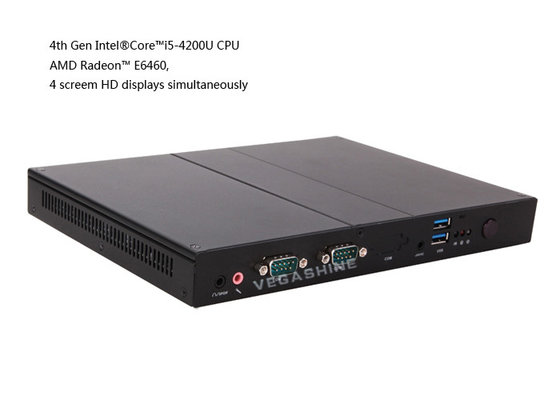 4 screen Full HD display industrial multi-screens pc For Multimedia Advertising Player supplier