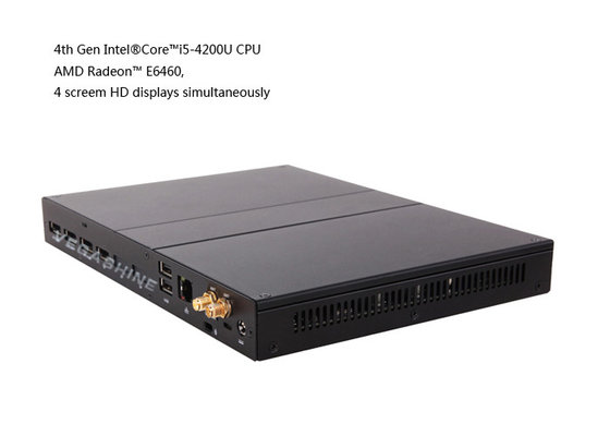 4 screen Full HD display industrial multi-screens pc For Multimedia Advertising Player supplier